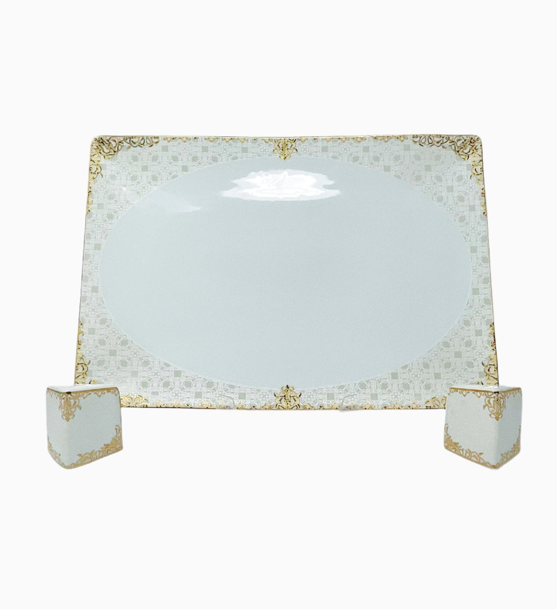 101-PIECE WHITE & GOLD DINNERWARE SET FOR 12-PERSON – Noble Home Gifts